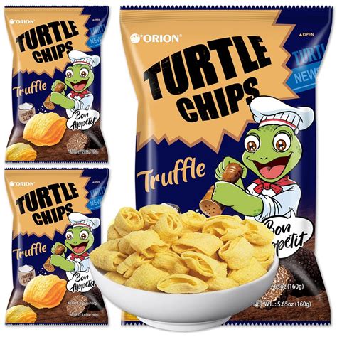 K Munchies Orion Turtle Chips Large 3 X 160 Gram Truffle