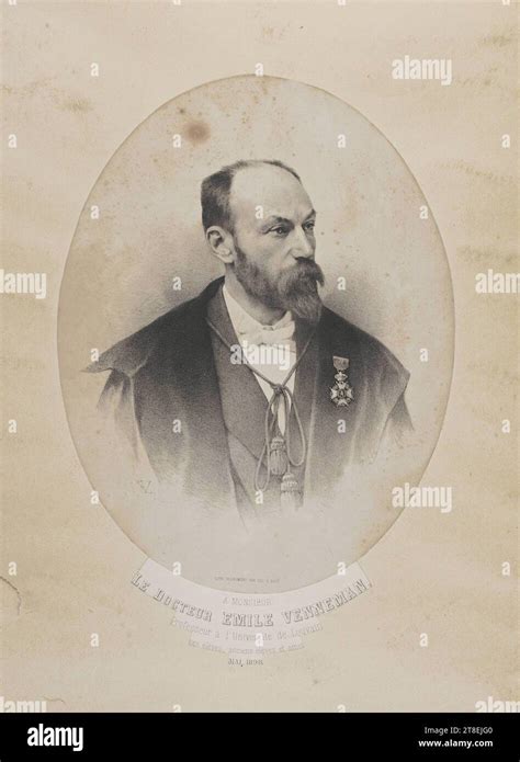 Fvl Monogram Lith Florimond Van Loo In Gand To Monsieur Emile