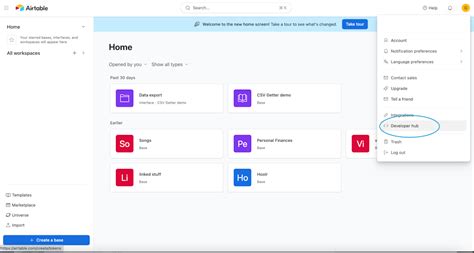 airtable api key deprecation