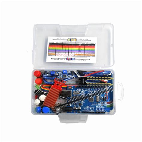 Basic Starter Kit For Arduino Uno R DIY Kit R Board Breadboard Retail Plastic Box