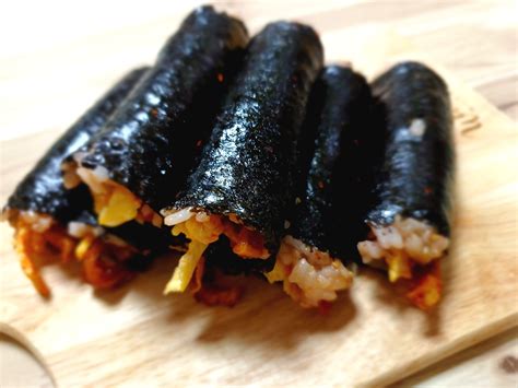 꼬마김밥 만드는법 무말랭이계란김밥 레시피