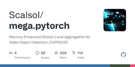 GitHub Scalsol Mega Pytorch Memory Enhanced Global Local Aggregation For Video Object