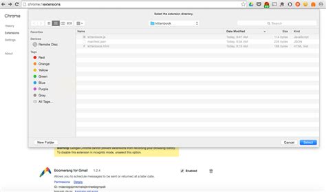 Cant Upload Chrome Extension Json File Not Selectable Stack Overflow