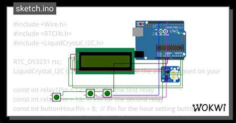2 Relay Timer With Switch Set Wokwi Esp32 Stm32 Arduino Simulator