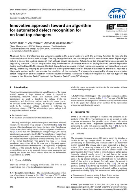 pdf innovative approach toward an algorithm for automated defect
