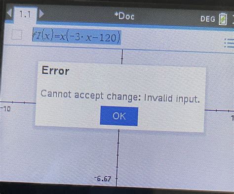 Why Isnt My TI Nspire Graphing The Equation R Calculators