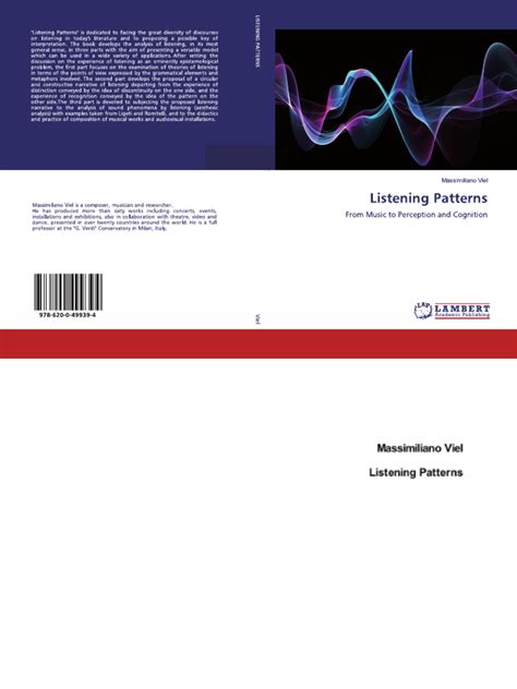 Dokumen Pub Listening Patterns From Music To Perception And Cognition 9786200499394 Pdf