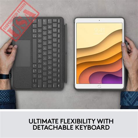 Logitech Combo Touch For IPad Air 3rd Generation And IPad Pro 10 5 Inch Keyboard Case With