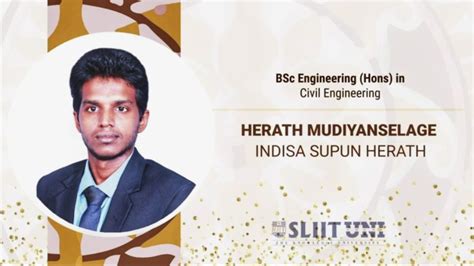 graduated classof2021 civilengineering indisa supun herath