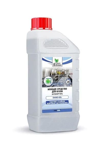 Моющее средство для кухни "Shine-Gel" (антижир, гель) 1 л. Clean&Green ...