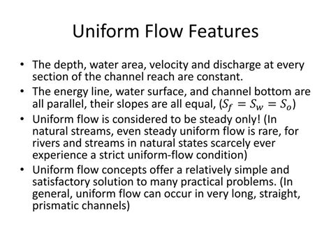 ppt uniform flow powerpoint presentation free download id 2471975