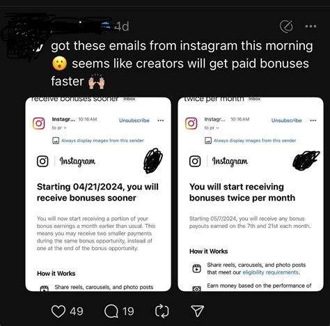 Why Did I Just See A Woman Post That Shes In The Threads Bonus