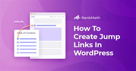 how to create jump links in wordpress wiredgorilla