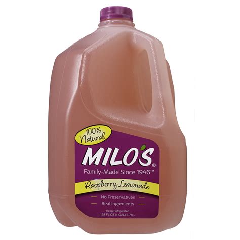 Milos Raspberry Lemonade 128 Fl Oz