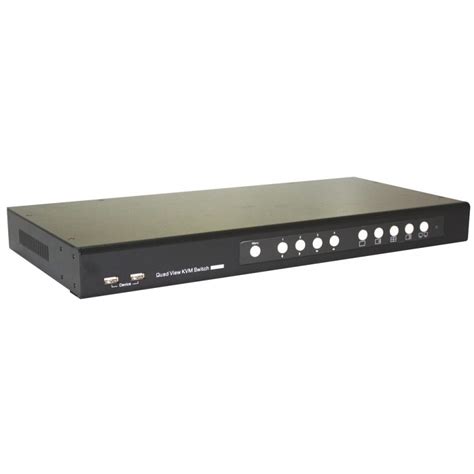 Port DVI Quad View KVM Switc Uniclass RD Q