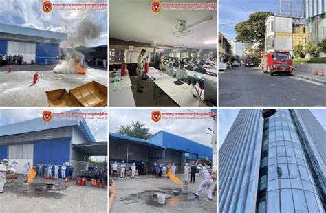 នាយកដ្ឋាន នគរបាល បង្ការ ពន្លត់ អគ្គិភ័យ និងសង្គ្រោះ ធ្វើ ការ សាក ល្បង ត្រៀម ធ្វើ សមយុទ្ធ នៅ ថ្ងៃ