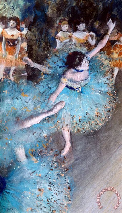 Edgar Degas Ballerina On Pointe Painting Ballerina On Pointe Print