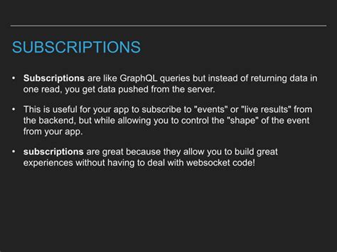 Graphql Presentation Ppt Databases Computer Software And Applications