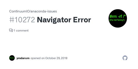 Navigator Error · Issue 10272 · Continuumioanaconda Issues · Github