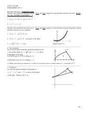 Calc BC 2020 Worksheets Babe Pdf CALCULUS BC WORKSHEET ON 7 1 Work The Following On