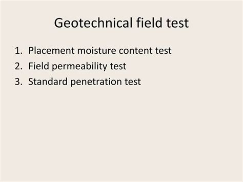 Geotechnical Engineering Testing Aspects Pptx Geology Science Geotechnical Engineering Testing Aspects Pptx Geology Science