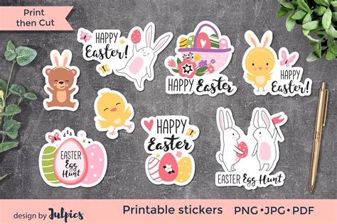 Easter Letter Stickers