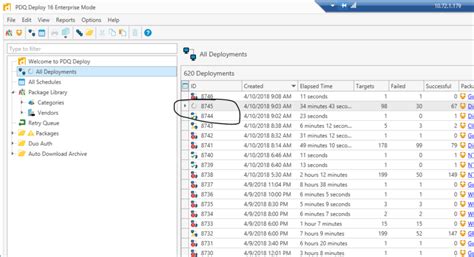 Display Active Deployments Only In Pdq Deploy Software Spiceworks