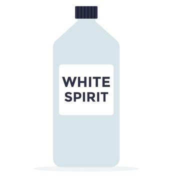 Premium Vector Bottle Of White Spirit Isolated On White Background