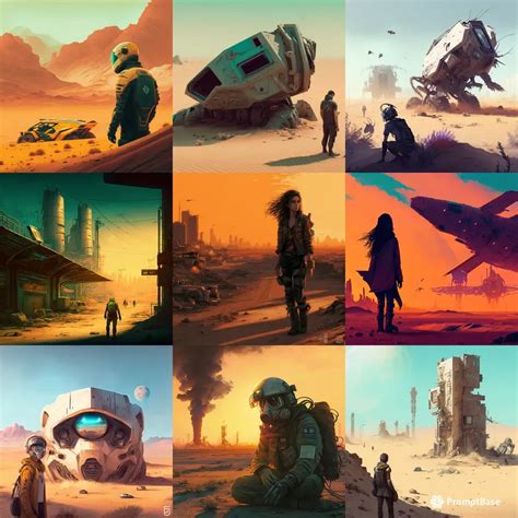 Animated Post Apocalyptic Sci Fi Midjourney Prompt Promptbase