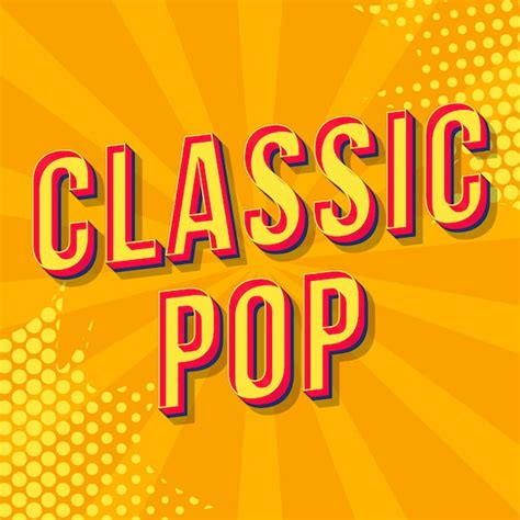 클래식 팝 빈티지 3d 벡터 레터링 음악 파티 레트로 굵은 글꼴 서체 팝 아트 양식된 텍스트입니다 올드 스쿨 스타일의 편지 90년대 80년대 포스터 배너