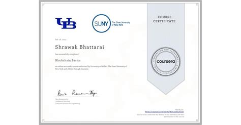 Shrawak Bhattarai On Linkedin Completion Certificate For Blockchain Basics