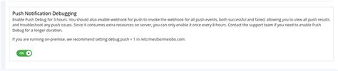 Troubleshooting Push Notification Mesibo Documentation