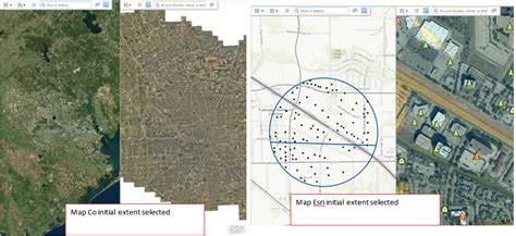 initial extent not showing map esri community