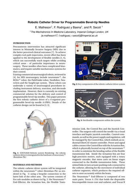Pdf A Modular Robotic Catheter Driver For Programmable Bevel Tip