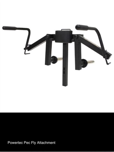 Powertec Pec Fly Attachment Sports Equipment Exercise And Fitness Cardio And Fitness Machines