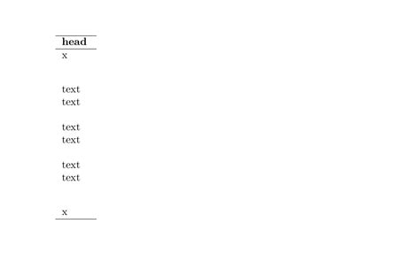 Tabularx Vertical Space Between Table Rows TeX LaTeX Stack Exchange