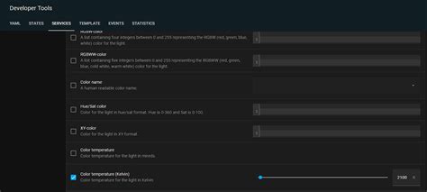 Color Temperature Selector Not Working · Issue 14440 · Home Assistantfrontend · Github