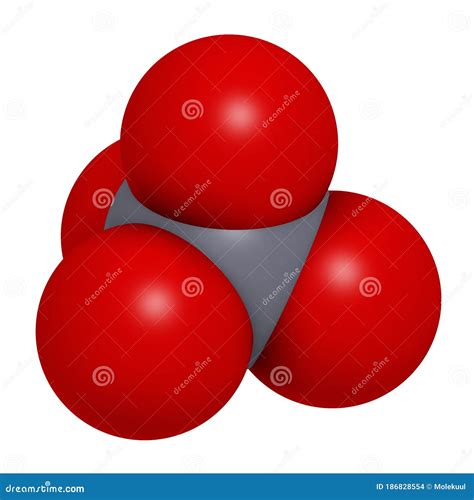 Chromate Anion Chemical Structure 3d Rendering Stock Illustration Illustration Of Hexavalent
