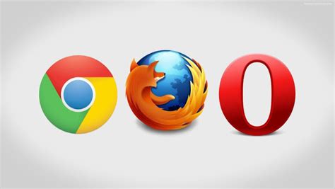 The Comparison Of The Best Browsers Chrome Opera And Mozilla Firefox