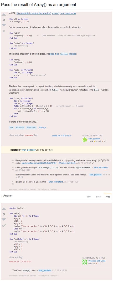 Can Answers Deleted As A Consequence Of A Deleted Question Affect The