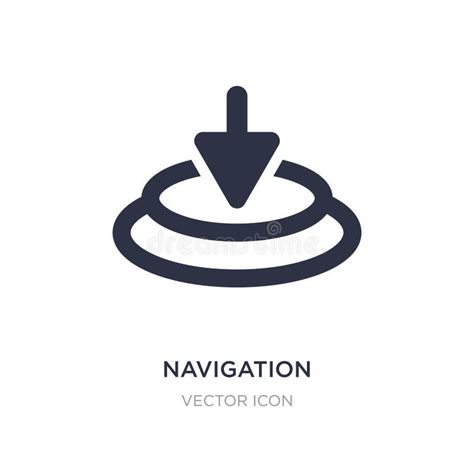 Navigation Icon On White Background Simple Element Illustration From Cursor Concept Stock