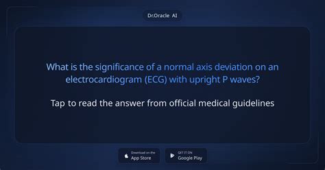 What Is The Significance Of A Normal Axis Deviation On An