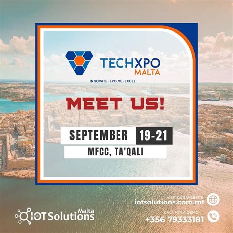 Iot Solutions Malta On Linkedin Techxpomalta2023 Techxpo2023