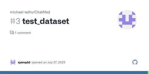 Test Dataset Issue 3 Michael Wzhu ChatMed GitHub
