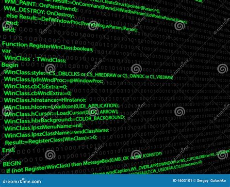 Binary Code Stock Illustration Illustration Of Data Idea 4603101