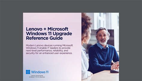 Lenovo Microsoft Windows 11 Upgrade Reference Guide Insight