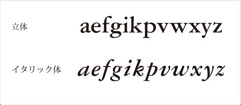 17 イタリック体 ｜ Dr シローの覚え書き｜文京組版