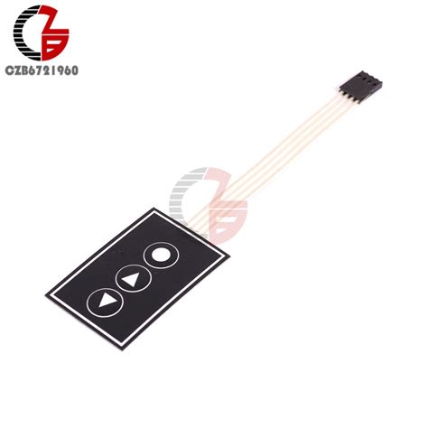 Jual Preorder 1x3 Matrix Array 3 Key Membrane Switch Keypad Keyboard 1