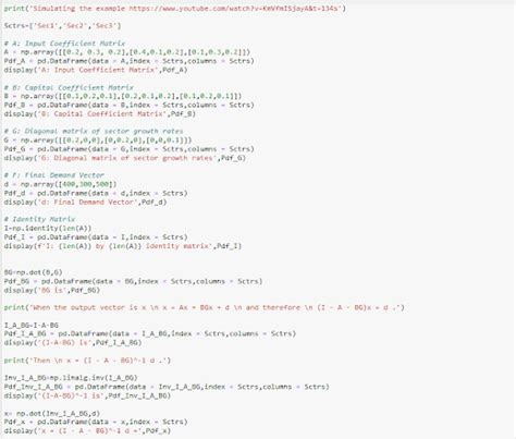 Artandblue Liberalism Leontief Model Simulation With Python Part 1