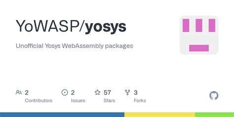 Github Yowaspyosys Unofficial Yosys Webassembly Packages